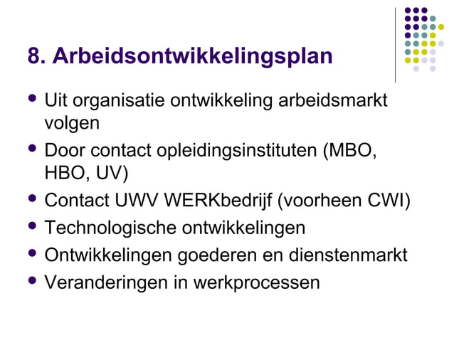 Strategisch personeelsplan | PPT