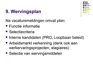 Strategisch personeelsplan | PPT