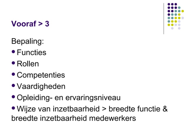 Strategisch personeelsplan | PPT