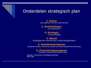Strategisch plan h cversie2 | PPT