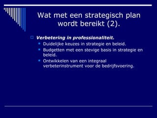 Strategisch plan h cversie2 | PPT