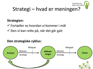 Strategi for iværksættere | PDF