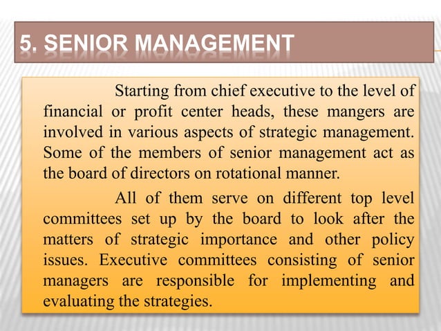 Strategists and role of strategists in strategic management | PPTX ...