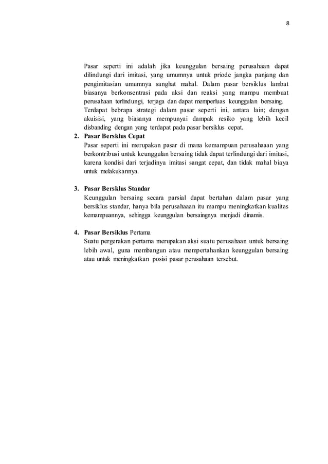 Strategi Unit Bisnis | DOCX