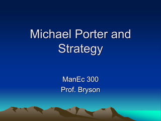 strategiy porter.ppt. Porter strategy 5 f | PPT