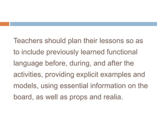 Strategizing the use of l2 in the efl classroom | PPTX