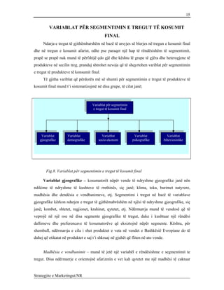 Strategjite segmentimi i tregut | PDF