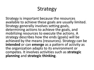 Strategy in Business, War, and Politics | PPTX