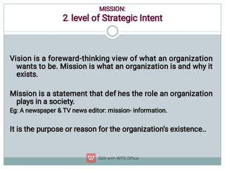 Strategy meaning ,features and objectives | PDF | Business ...