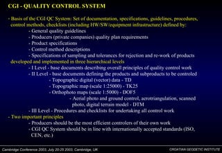 Strategy And System Of Quality Control Of The Official Geographic Data ...
