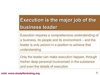 Strategy Execution | PPT