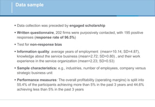 Strategy structure configurations in the service business | PPT