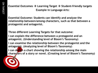 Hitting the Target Group B 10-15-13 | PPTX