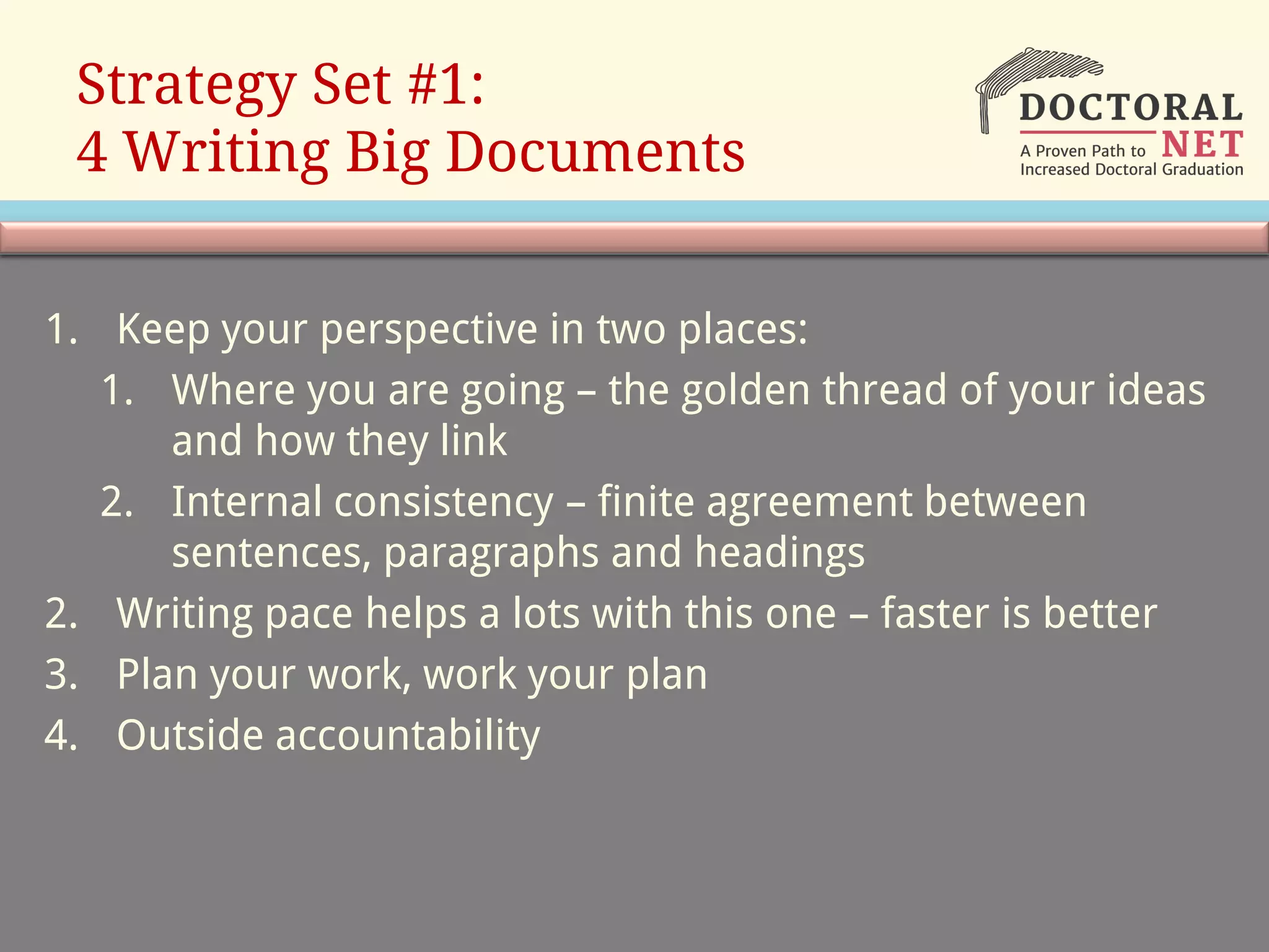 Strategies for Dissertation and Thesis Writing: What to do and How to ...