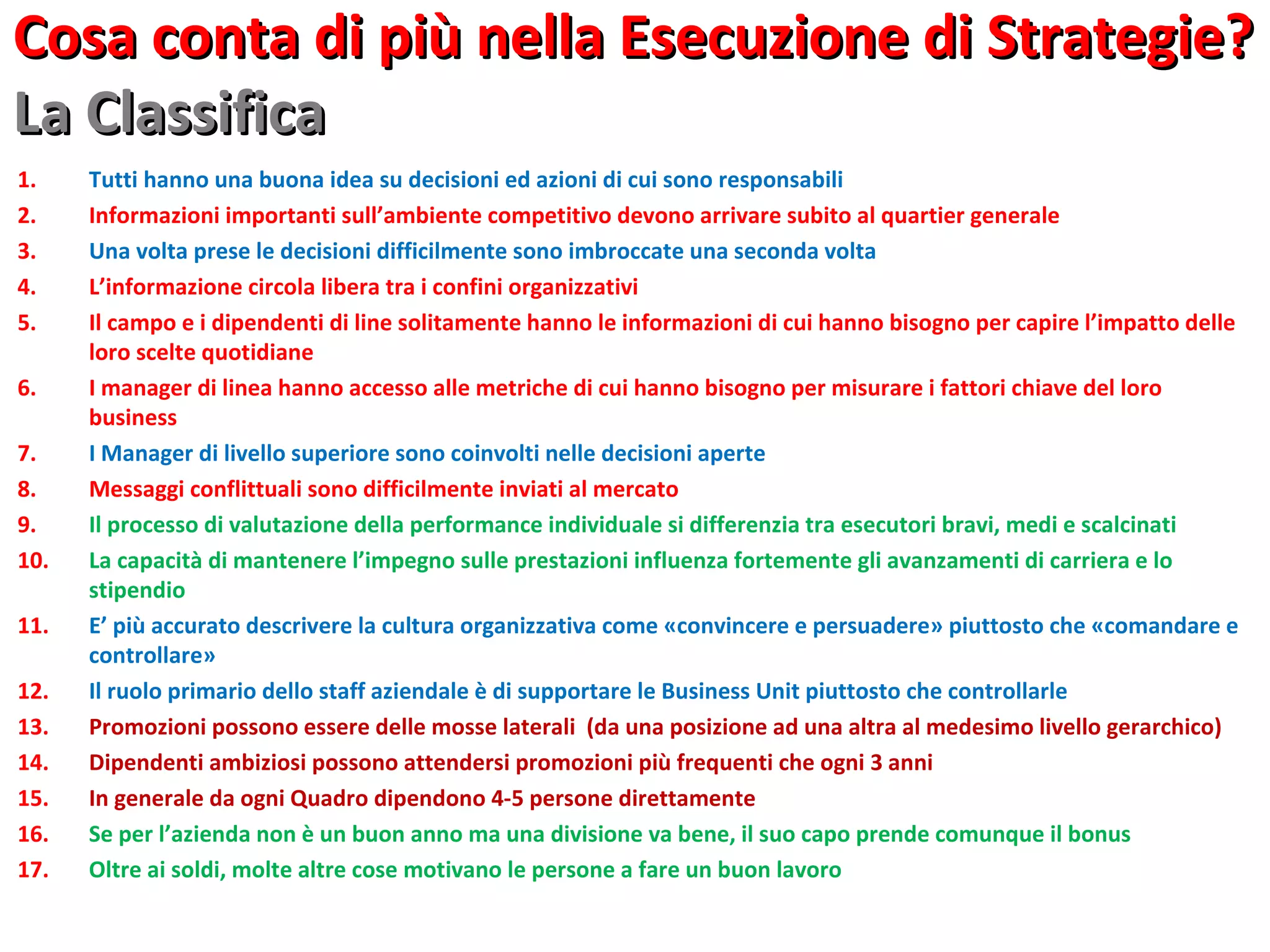 Strategie? 6. Implementare Strategie | PPT | Free Download