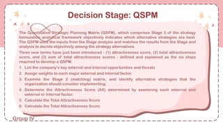 Strategy Analysis and Choice ; Group 4.pptx