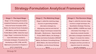 Strategy Analysis and Choice ; Group 4.pptx