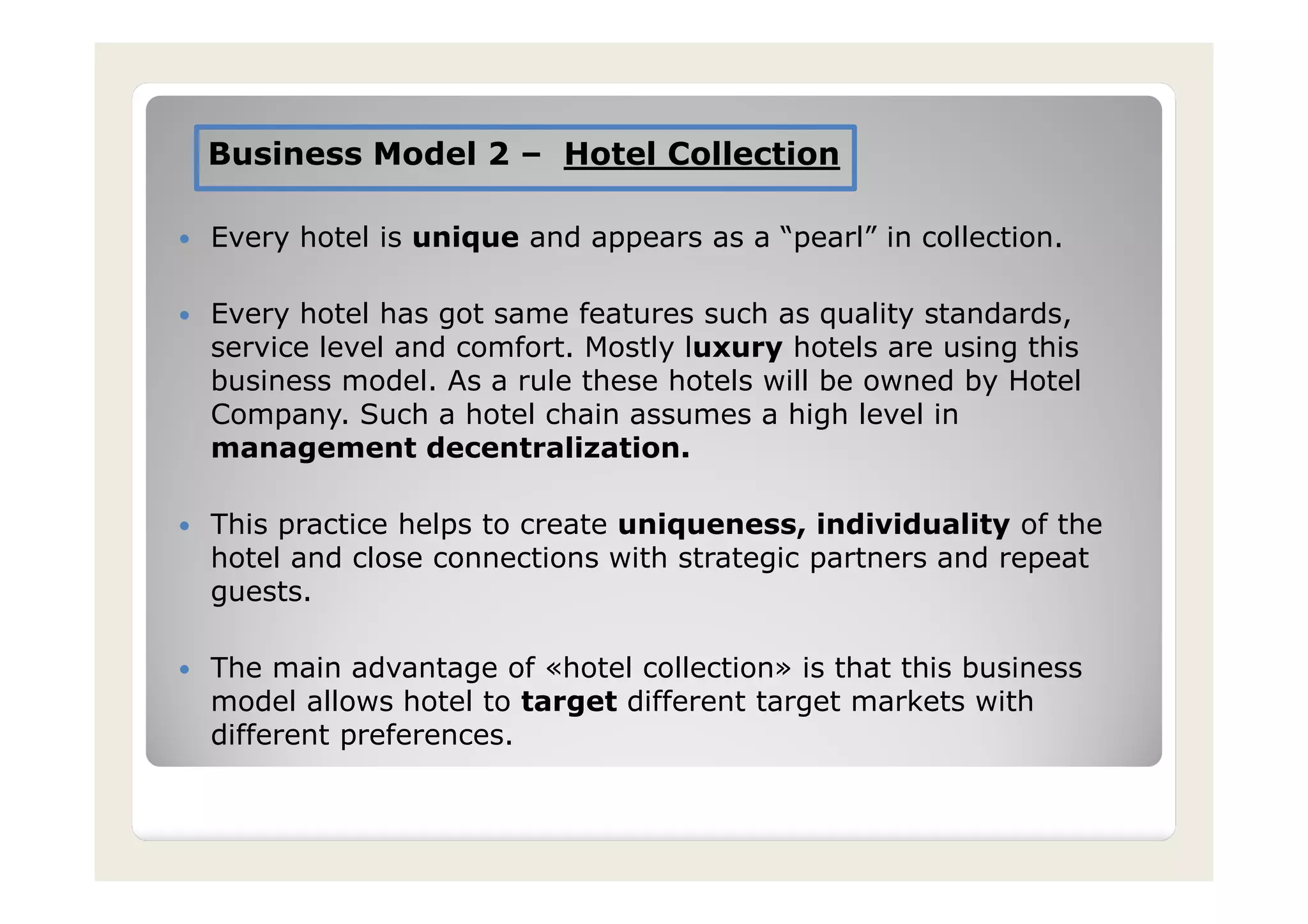 Strategy analysis hotel industry | PDF