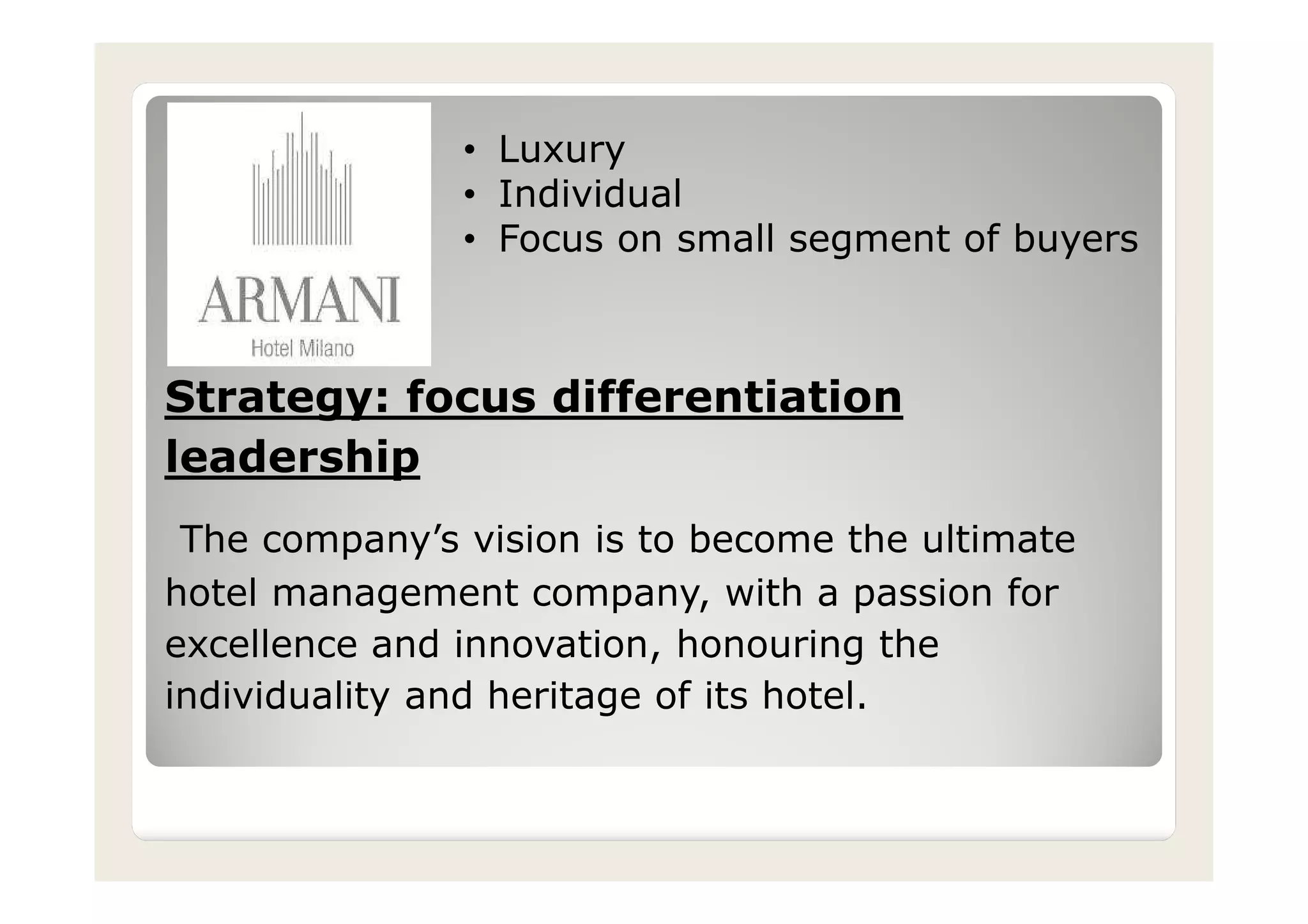 Strategy analysis hotel industry | PDF