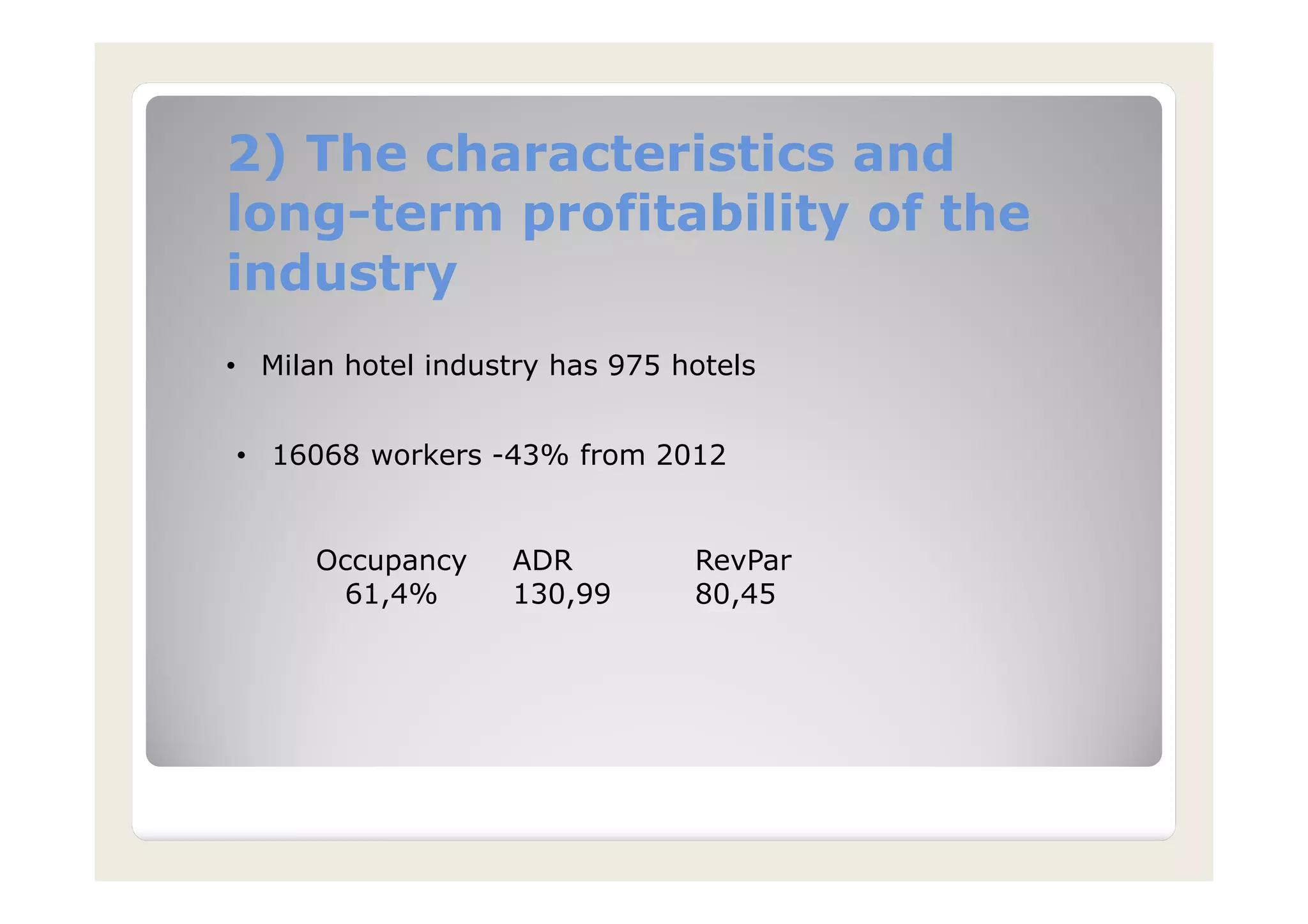Strategy analysis hotel industry | PDF