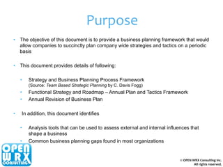 Strategy and Business Planning | PDF