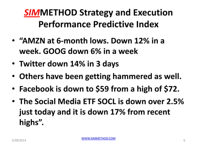 Strategy And Execution Performance Predictive Index Ppt