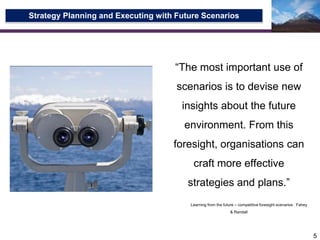 Strategy and future scenarios part 1 | PPTX