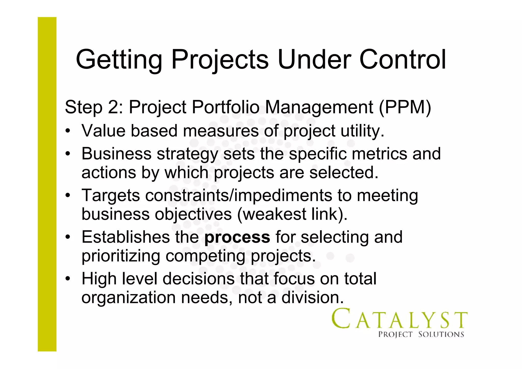 Strategy And Project Alignment V1.0 | PPT
