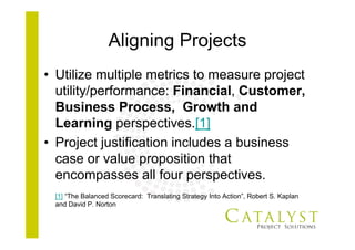 Strategy And Project Alignment V1.0 | PDF