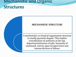 Relationship between Strategy and structure of an organization | PPTX