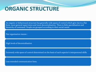 Relationship between Strategy and structure of an organization | PPTX