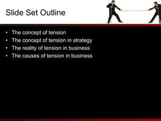 Strategy as managing strategic tensions | PPTX