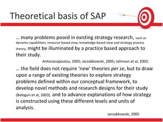 Strategy as practice | PPT