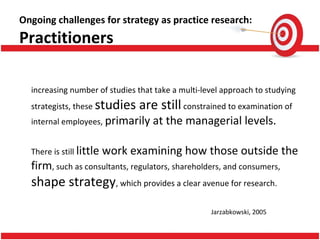 Strategy as practice | PPT