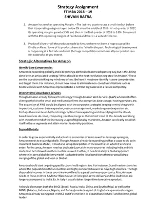 Amazon Analysis | DOCX