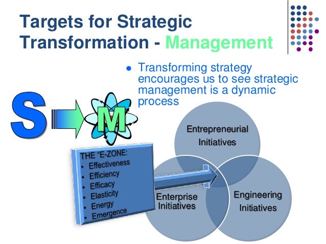 Strategy as Transformation