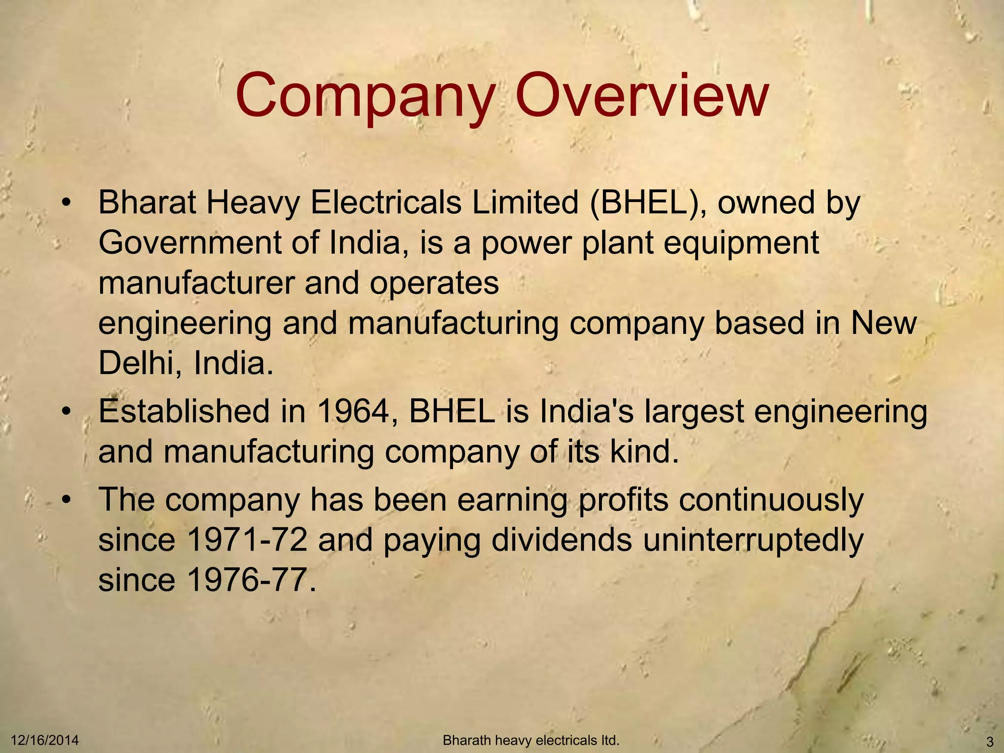 Strategy bhel | PPT