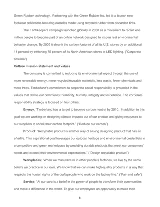 PR Strategy: Timberland Earthkeepers Campaign | PDF