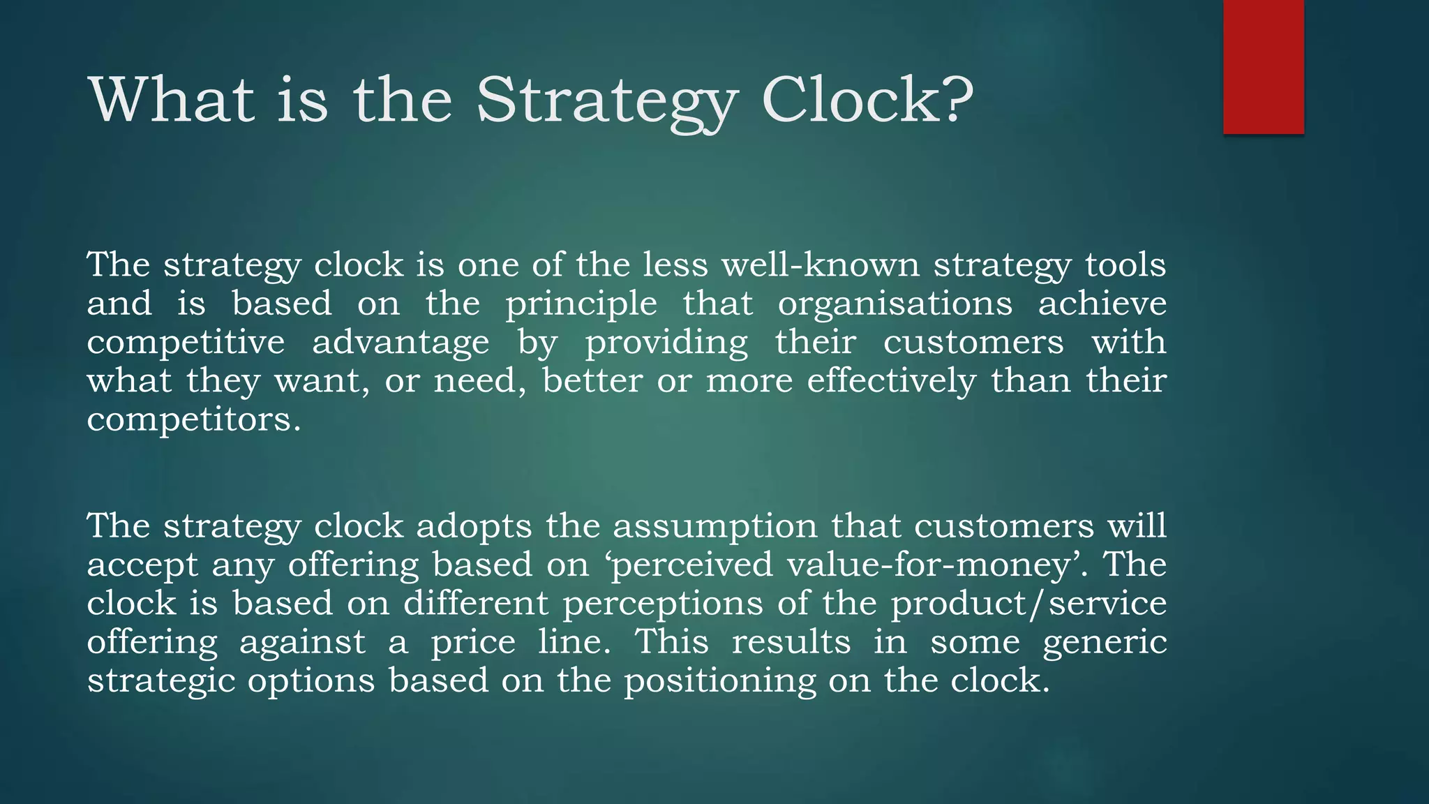 Strategy clock | PPTX