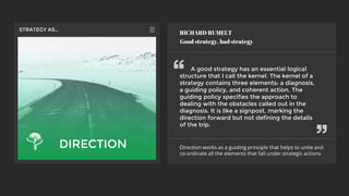 Strategy definitions: different persectives | PPT