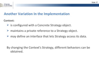 Strategy Design Pattern | PPT