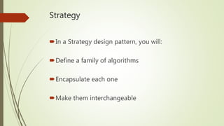 Strategy design pattern | PPTX