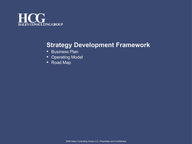 Strategy Development Framework | PPT