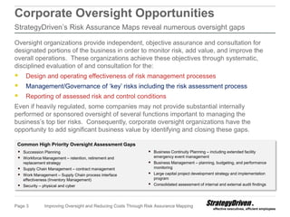 StrategyDriven Risk Assurance Mapping | PDF