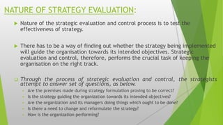Strategy Evaluation | PPTX