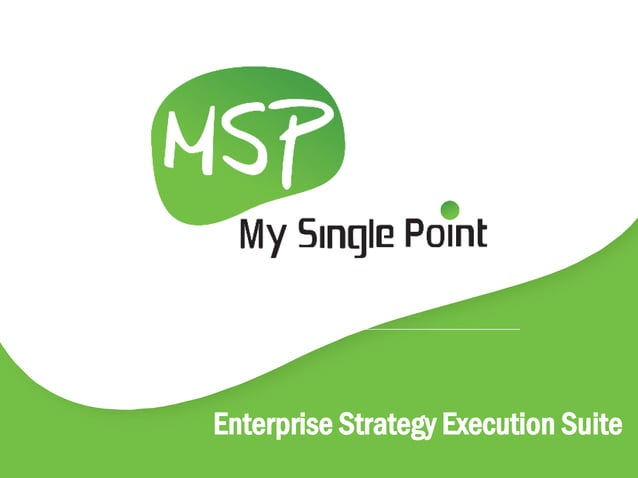Strategy execution suite My Single Point | PPT