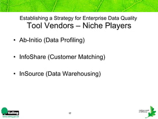 Strategy For Data Quality | PPT | Databases | Computer Software and Applications
