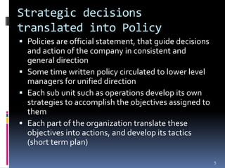 Strategy formulation | PPTX