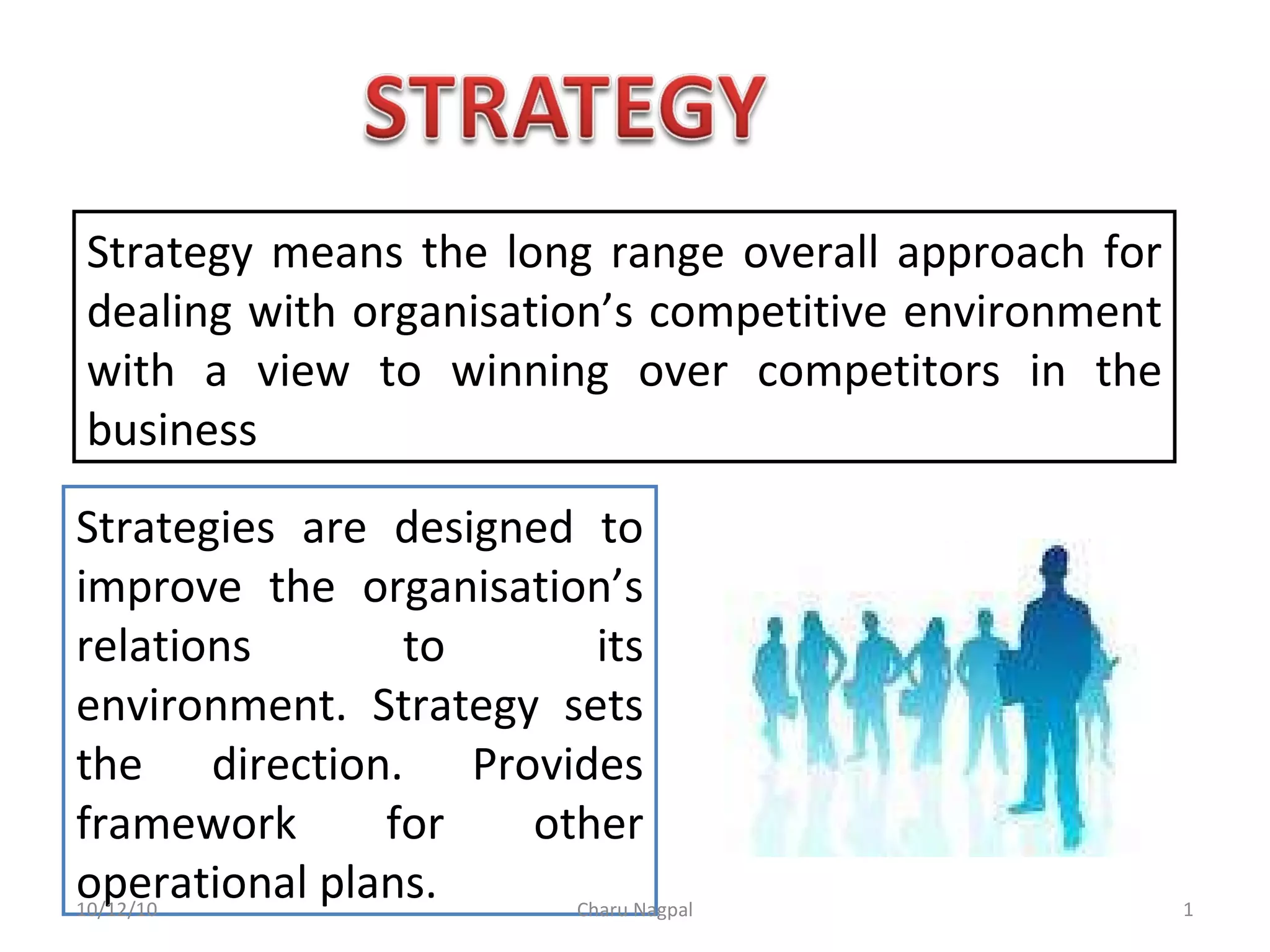 Strategy formulation | PPT