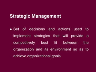Strategy formulation and implementation | PPT